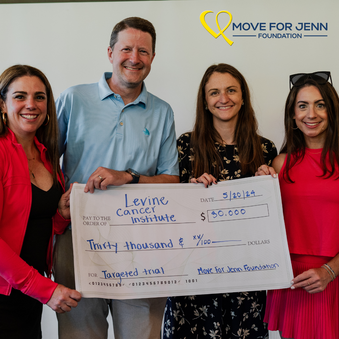 A $30,000 Gift to Levine Cancer Institute for Sarcoma Specific Researc ...